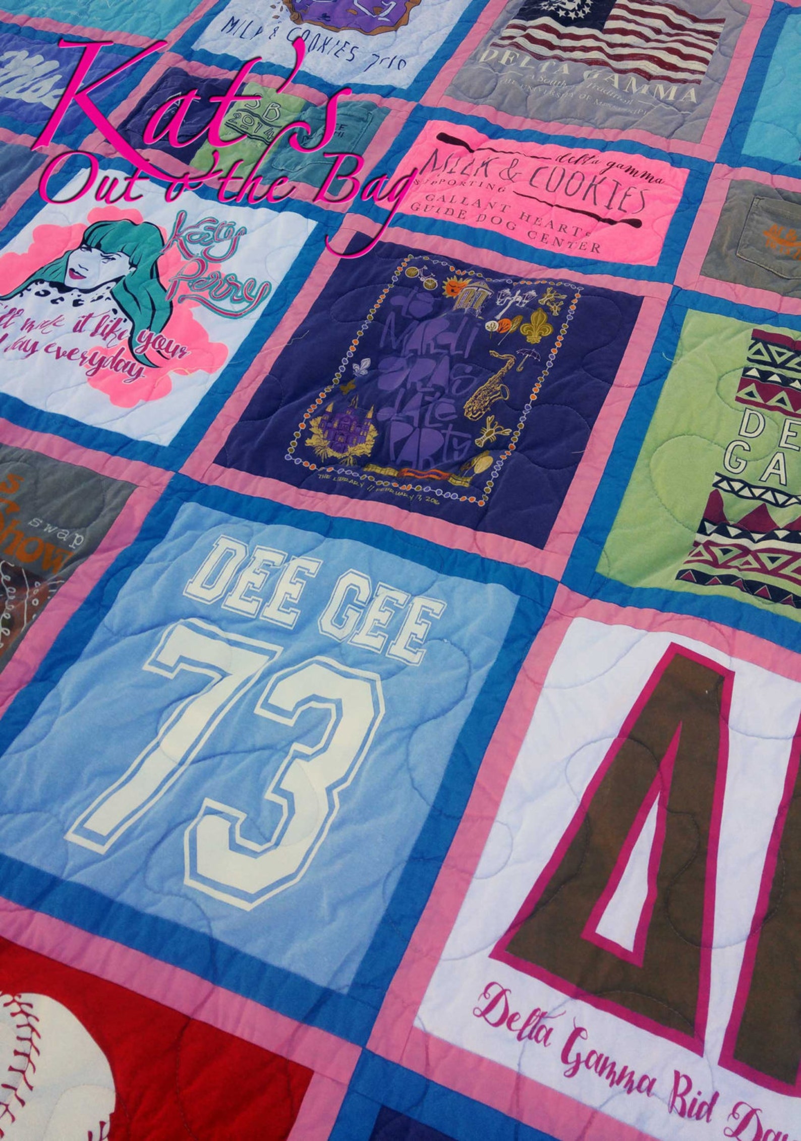 Tshirt Quilt Made From Tshirts Custom Made to Order - Etsy