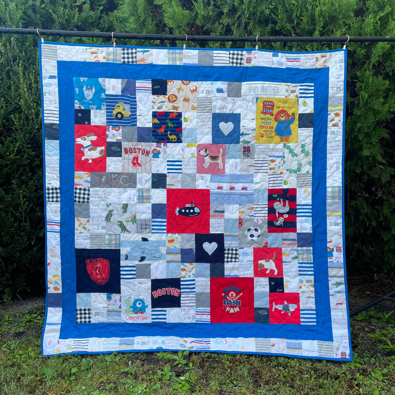 Baby Clothes Quilt Quilt Made From Baby Clothes Baby Memory - Etsy