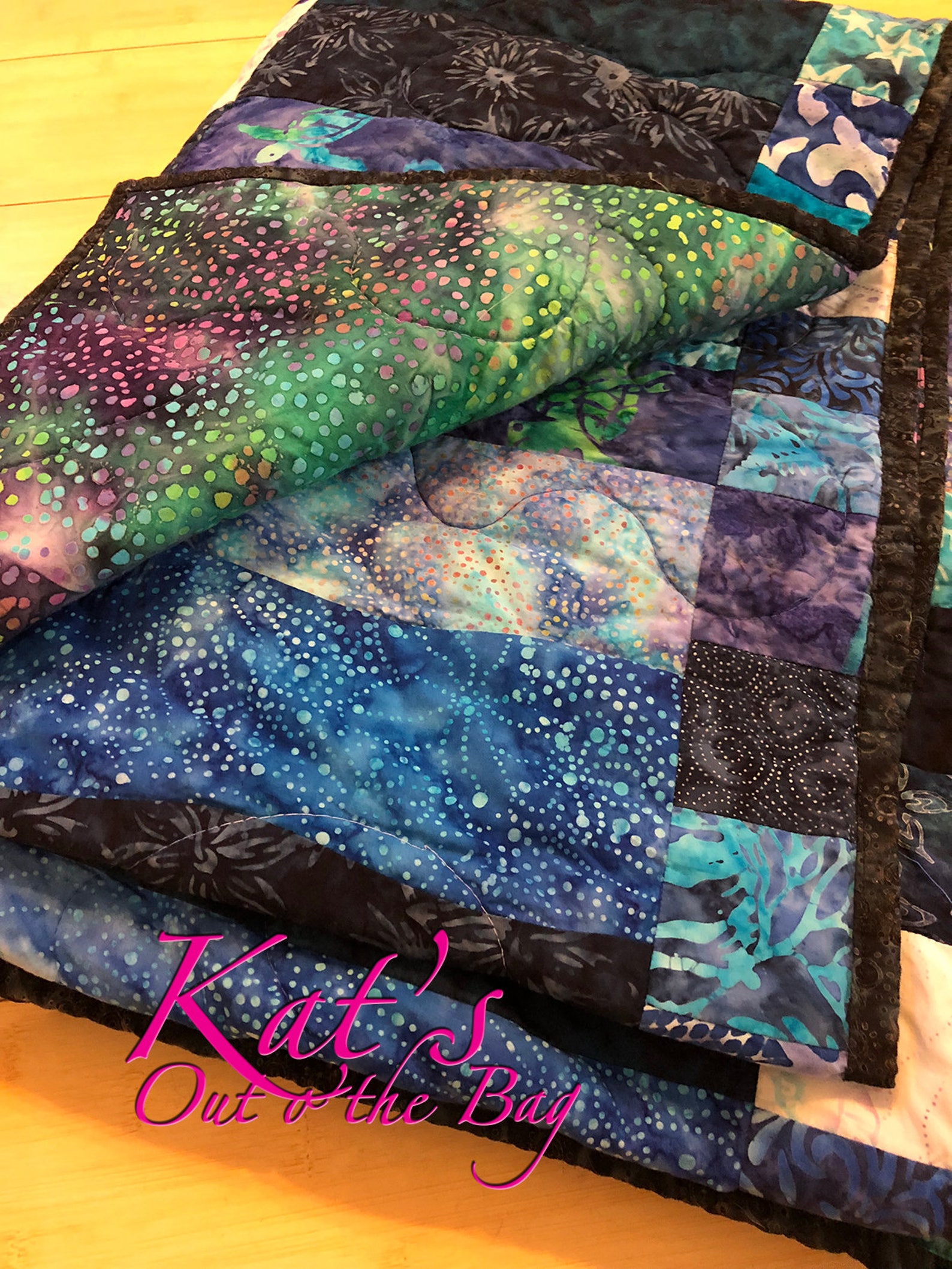 Sea Turtle Quilt Sea Turtle Blanket Custom Turtle Quilt - Etsy