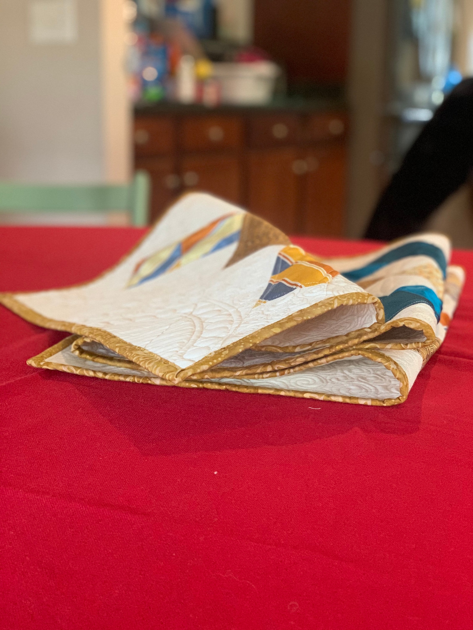 Neck Tie Quilt Memory Table Runner Table Runner Quilt - Etsy