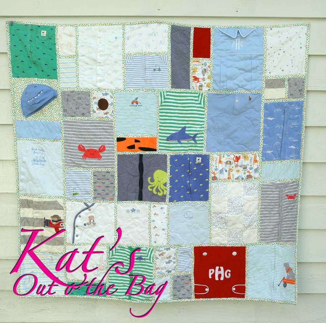 Memory Quilt Wall Hanging Memory Quilt Baby Clothes Quilt | Etsy