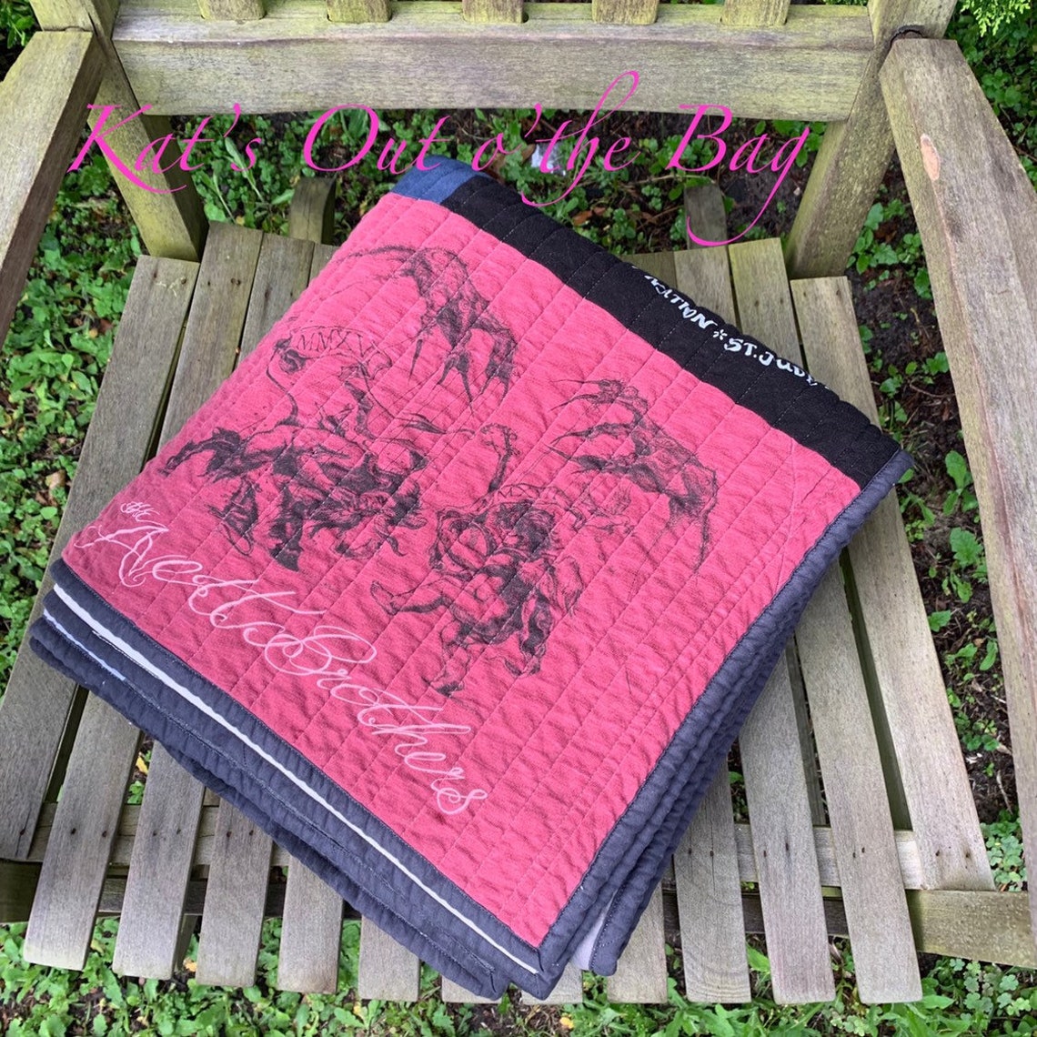 Tshirt Quilt Made From Band or Concert T-shirts. Custom Made - Etsy