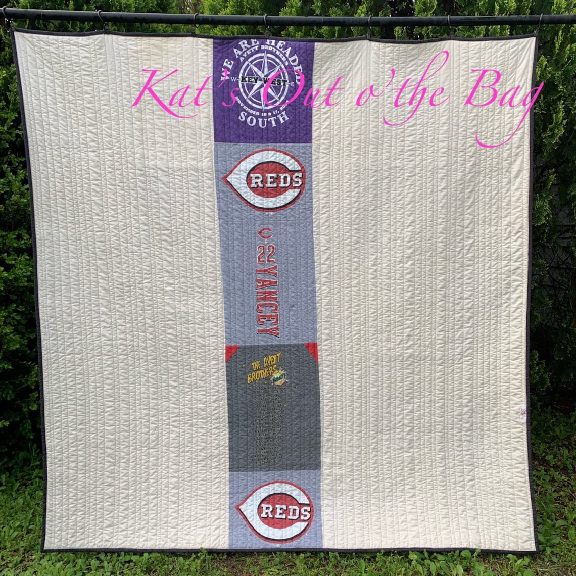 Tshirt Quilt Made From Band or Concert T-shirts. Custom Made - Etsy