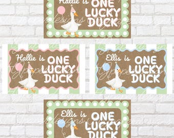 Painted Banner Template | Birthday Banner | Duck Duck Deuce Banner ...