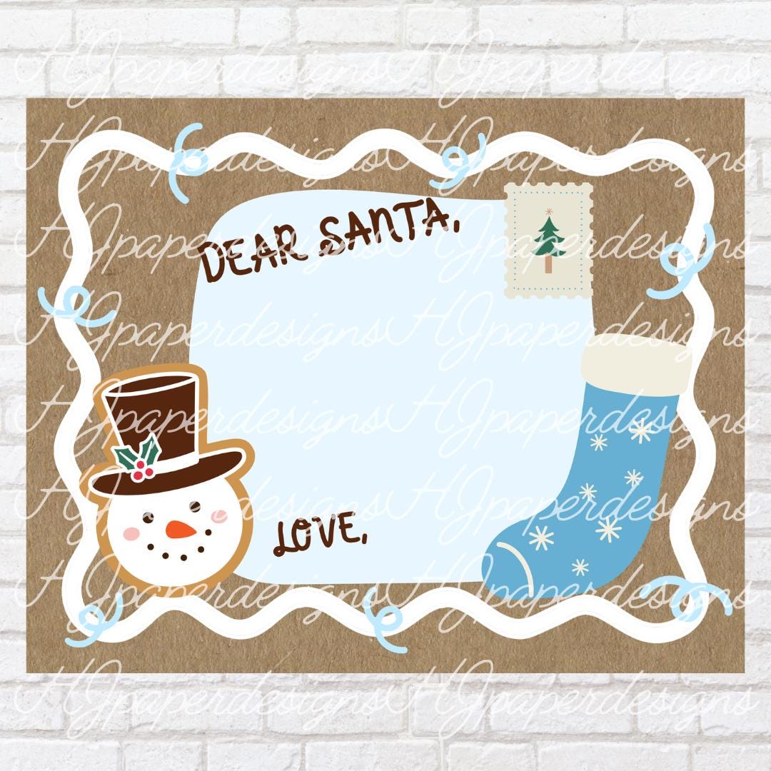 Dear Santa Mini Banner Template | Editable Banner Mockup | 9 Designs ...
