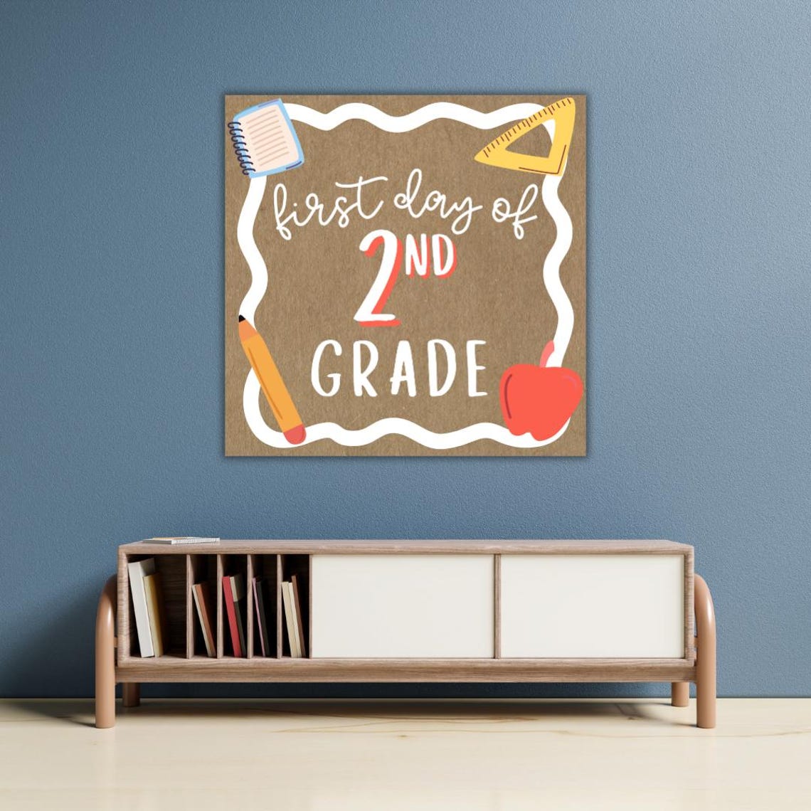 Painted Banner Template | First Day of School Banner | Back to School ...