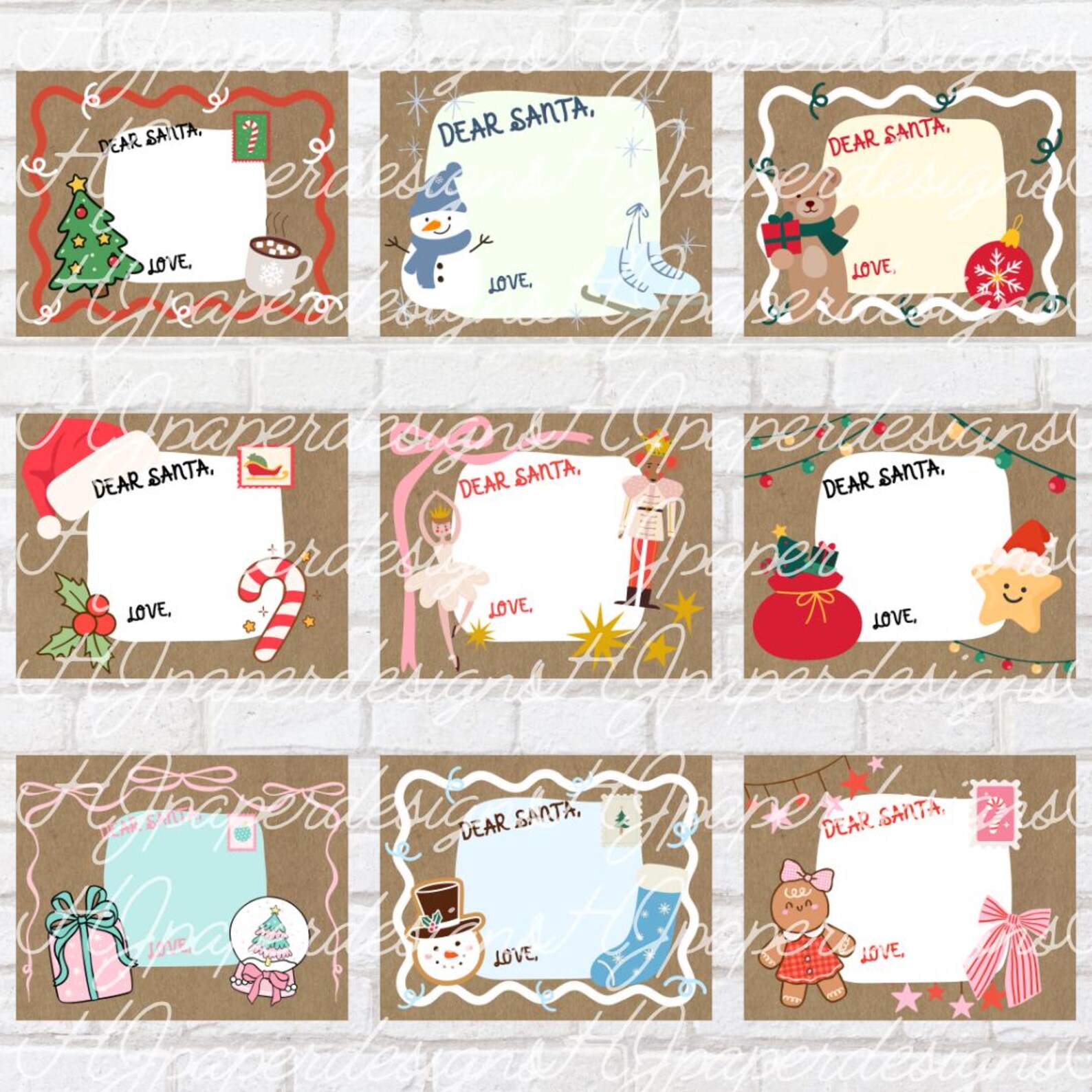 Dear Santa Mini Banner Template | Editable Banner Mockup | 9 Designs ...