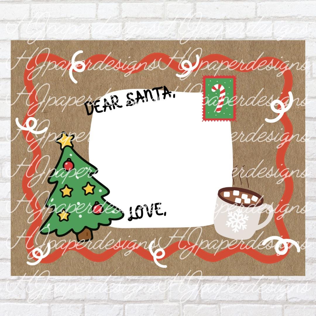 Dear Santa Mini Banner Template | Editable Banner Mockup | 9 Designs ...