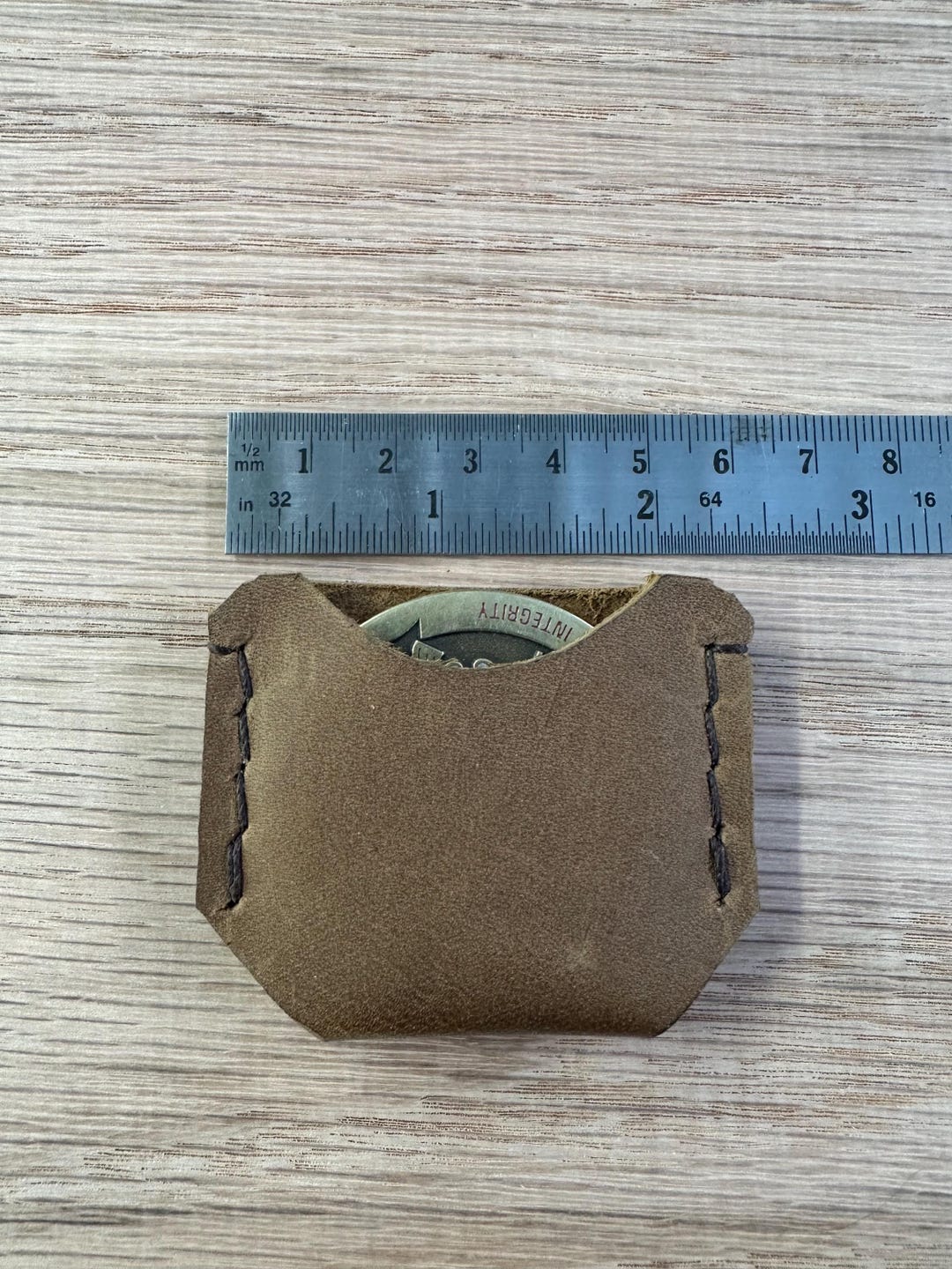 Leather Challenge Coin Slip - Etsy