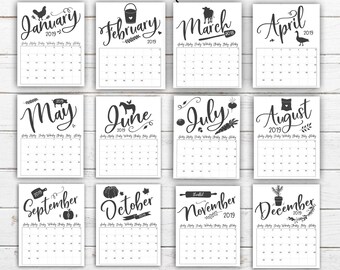 Farm calendar | Etsy