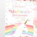 Unicorn Birthday Party Sign Editable With Name, Unicorn Decorations ...