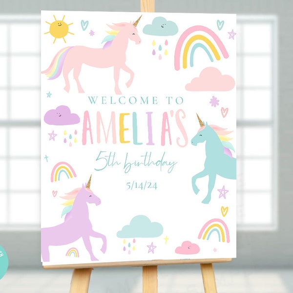 Unicorn Poster - Etsy