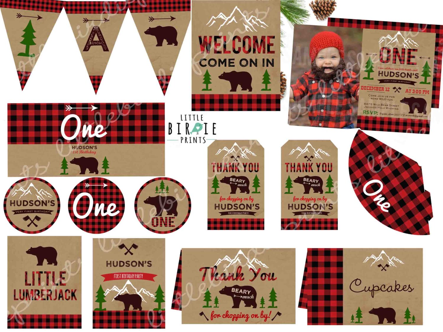 Lumberjack First Birthday Party Sign Lumberjack Sign Welcome - Etsy