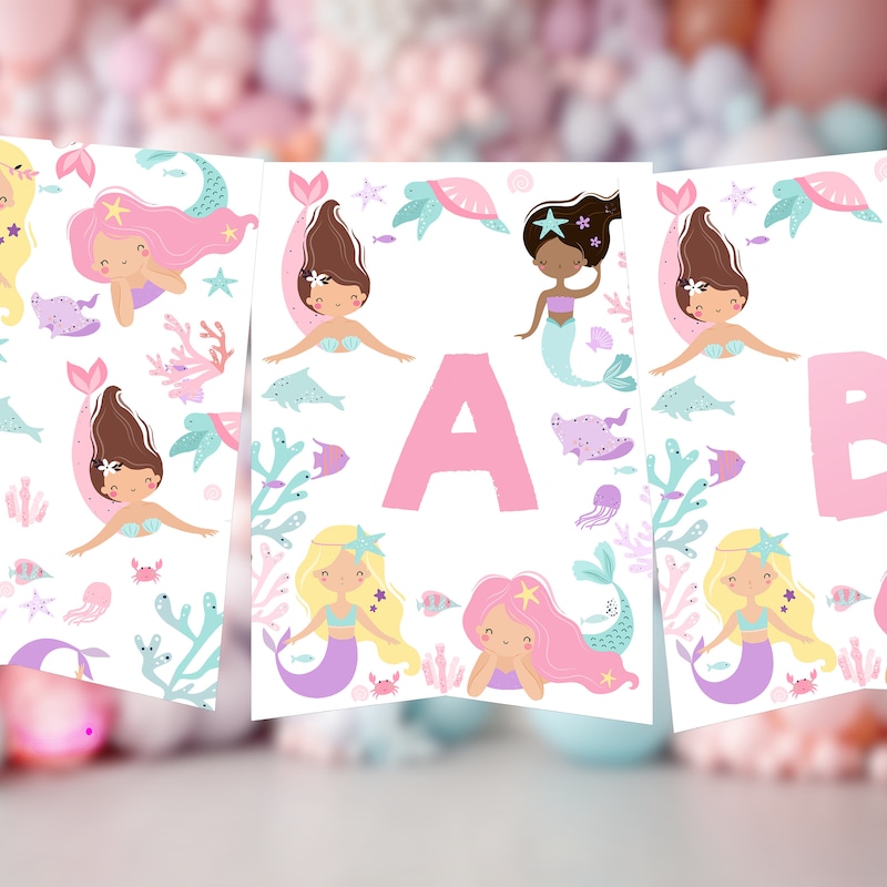 Mermaid Party Decorations - Etsy