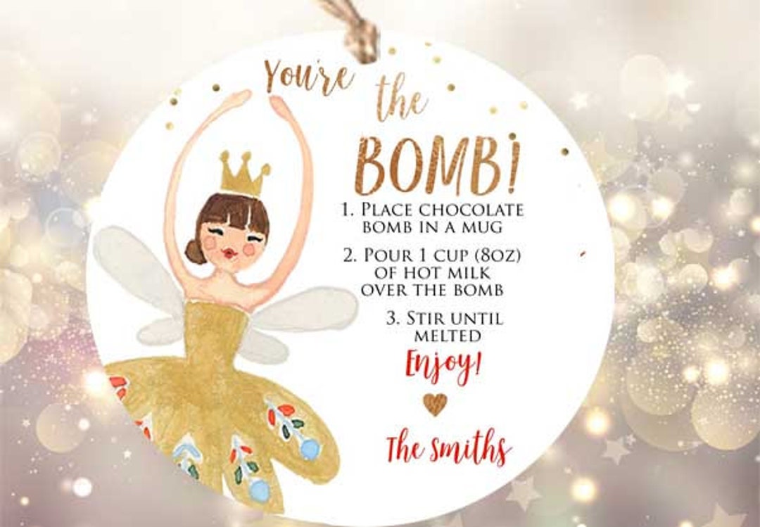 Editable Hot Chocolate Bomb Tags Printable Hot Chocolate Bomb - Etsy