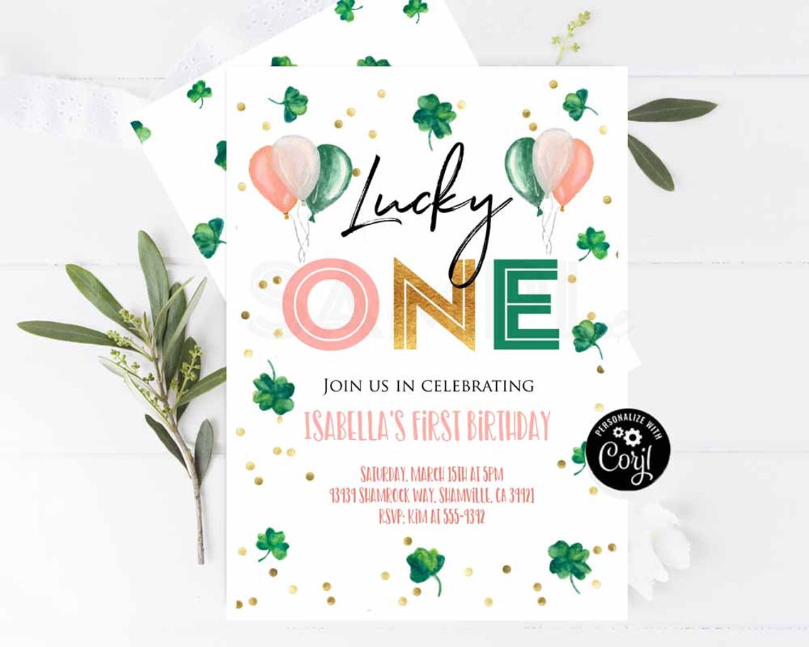 LUCKY ONE Birthday Milestone Poster Lucky One Stats Board - Etsy