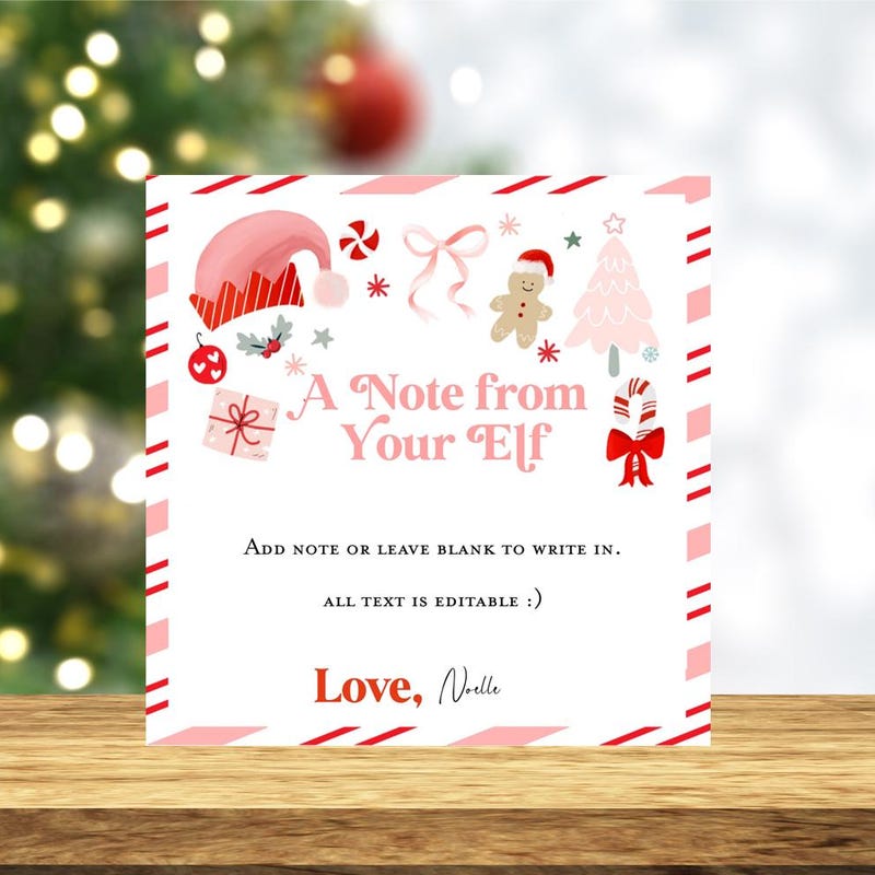 Elf on Shelf Notecards - Etsy UK