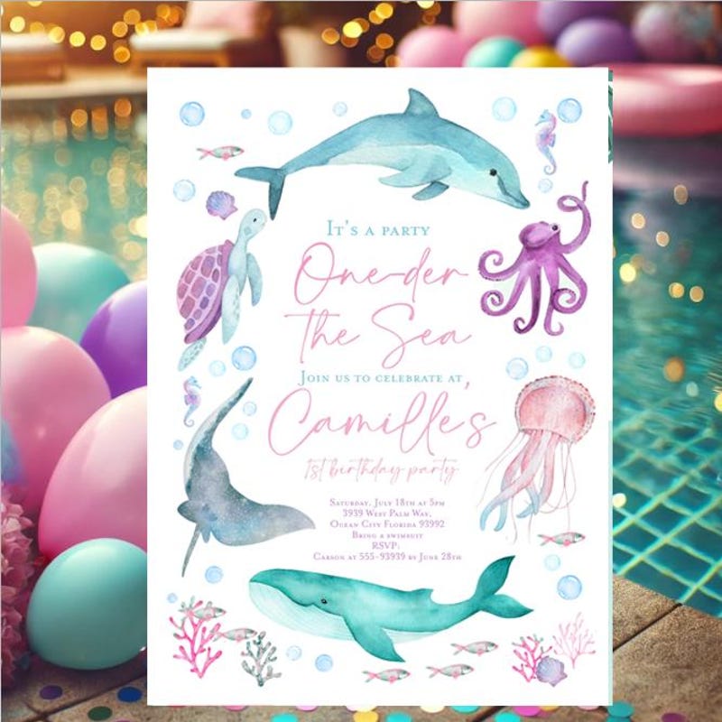 Sea Invitation - Etsy