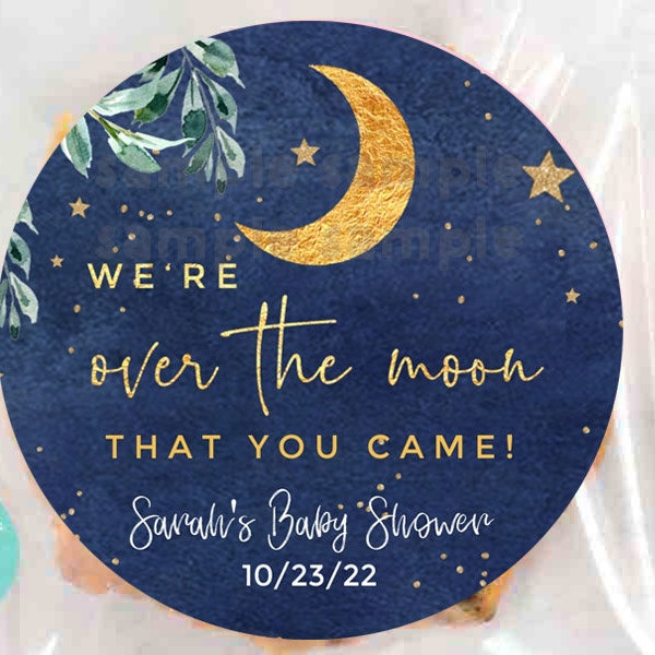 Over the Moon Baby Shower Favors - Etsy