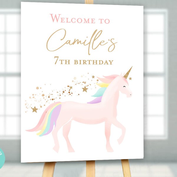 Unicorn Poster - Etsy