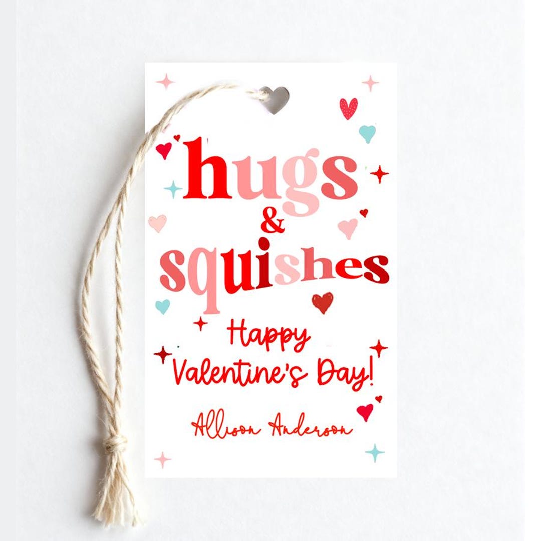 Valentine Squish Toy Gift Tag Squeeze Toy Stress Ball Gift Tag ...