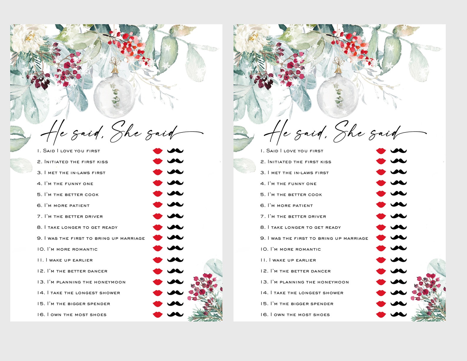 Editable TRIM the TREE Shower WINTER Bridal Shower Invitation - Etsy