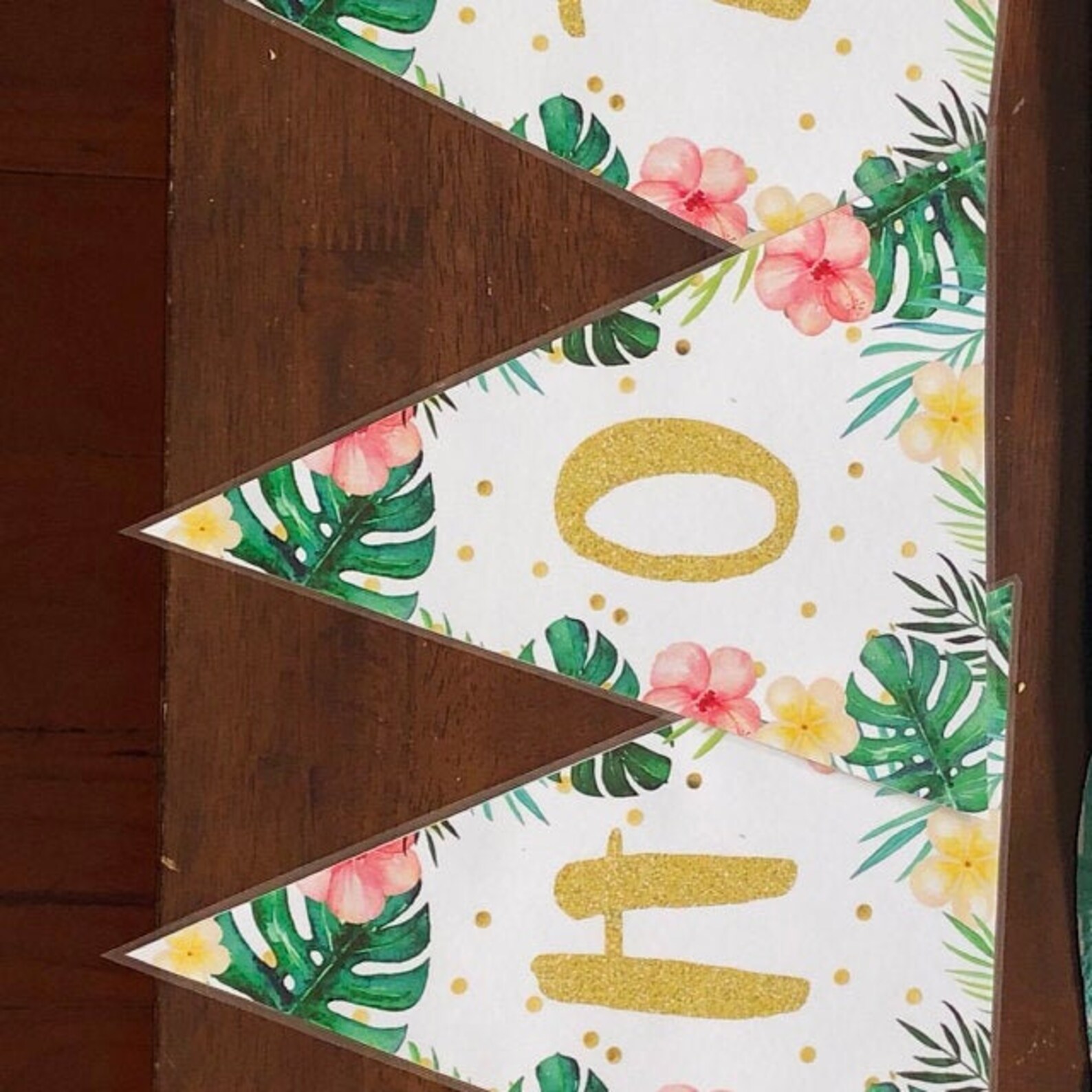 Flamingo Banner Tropical Flamingo Birthday Party Banner - Etsy