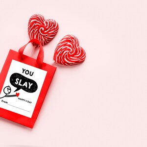 Kids Funny Printable Valentine's Day Cards, Kids Slang Gen Alpha Middle ...