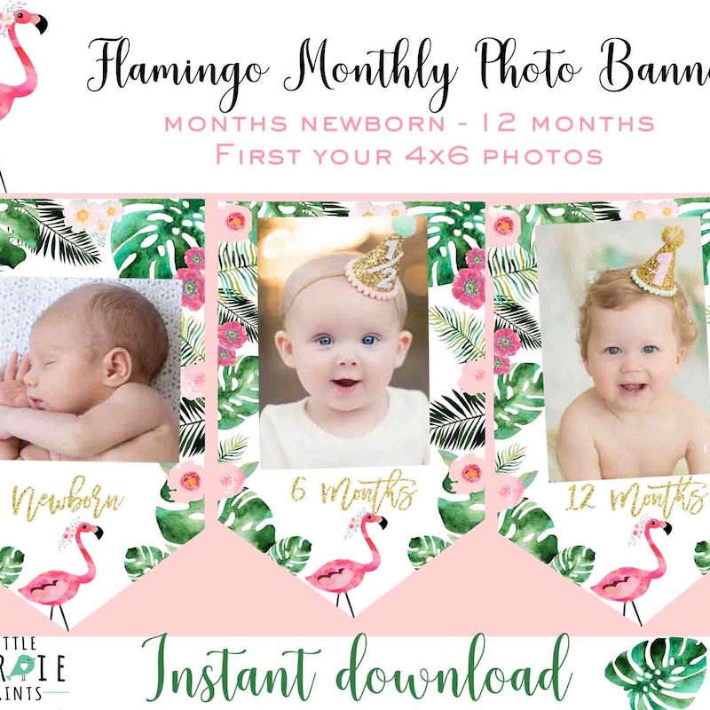 Flamingo Banner - Etsy