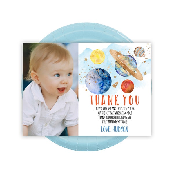 Astronaut Thank You Card - Etsy