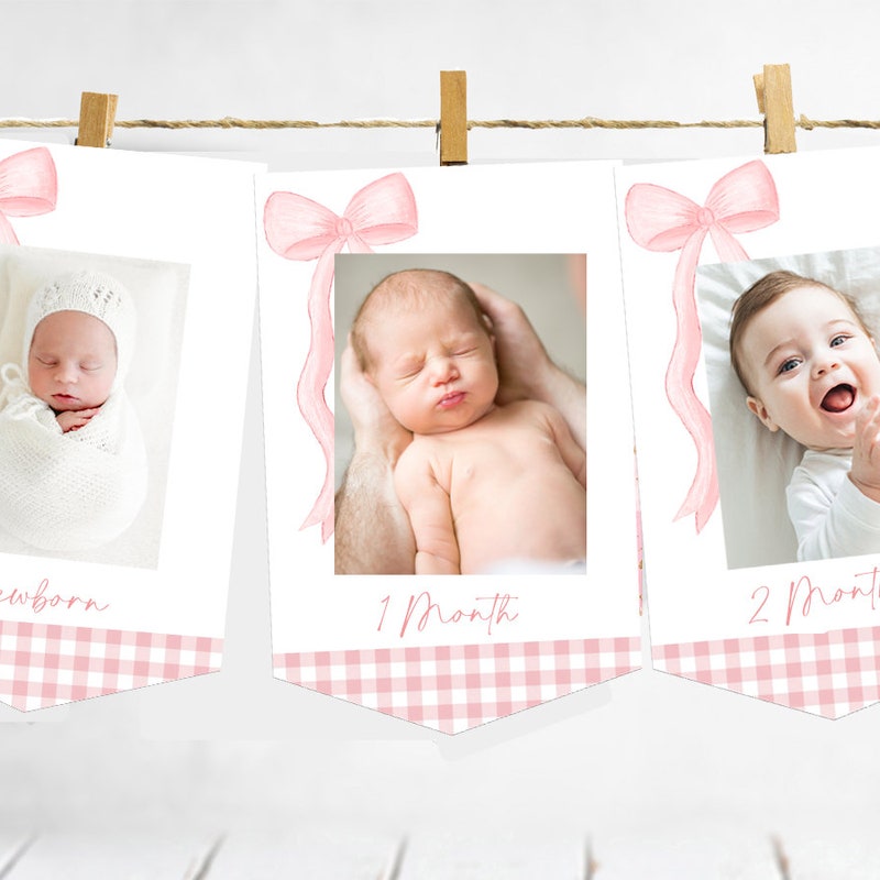 Monthly Photo Banner - Etsy