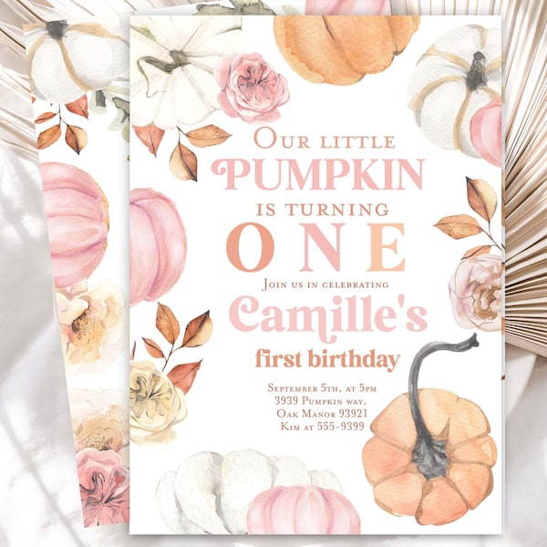 Fall First Birthday - Etsy