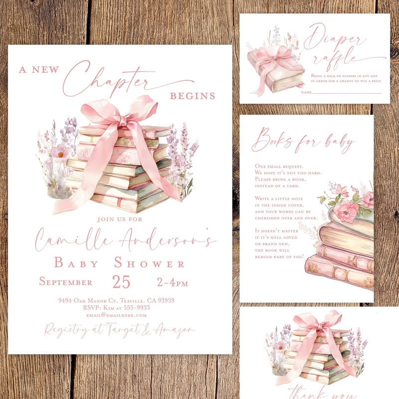 New Chapter Baby Shower Invite - Etsy