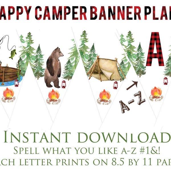Happy Camper - Etsy