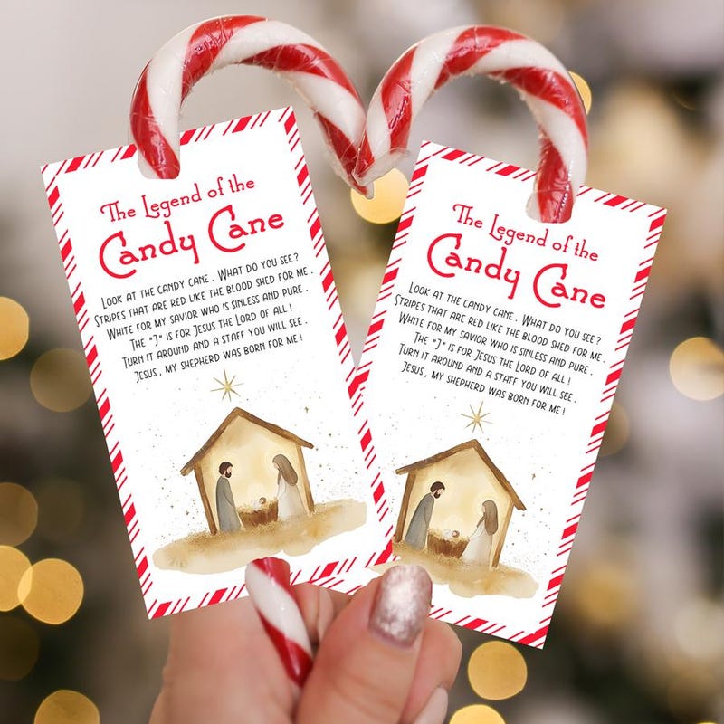 Peppermint Tags Printable - Etsy