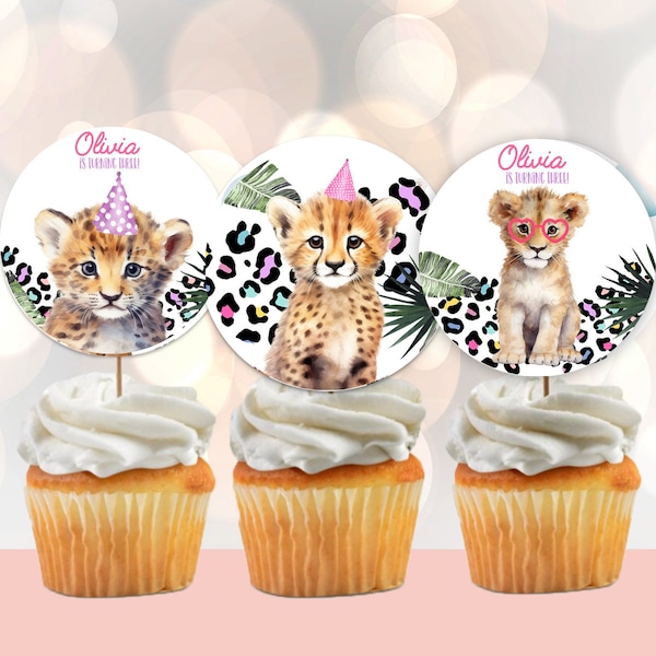 Zoo Cupcake Topper - Etsy