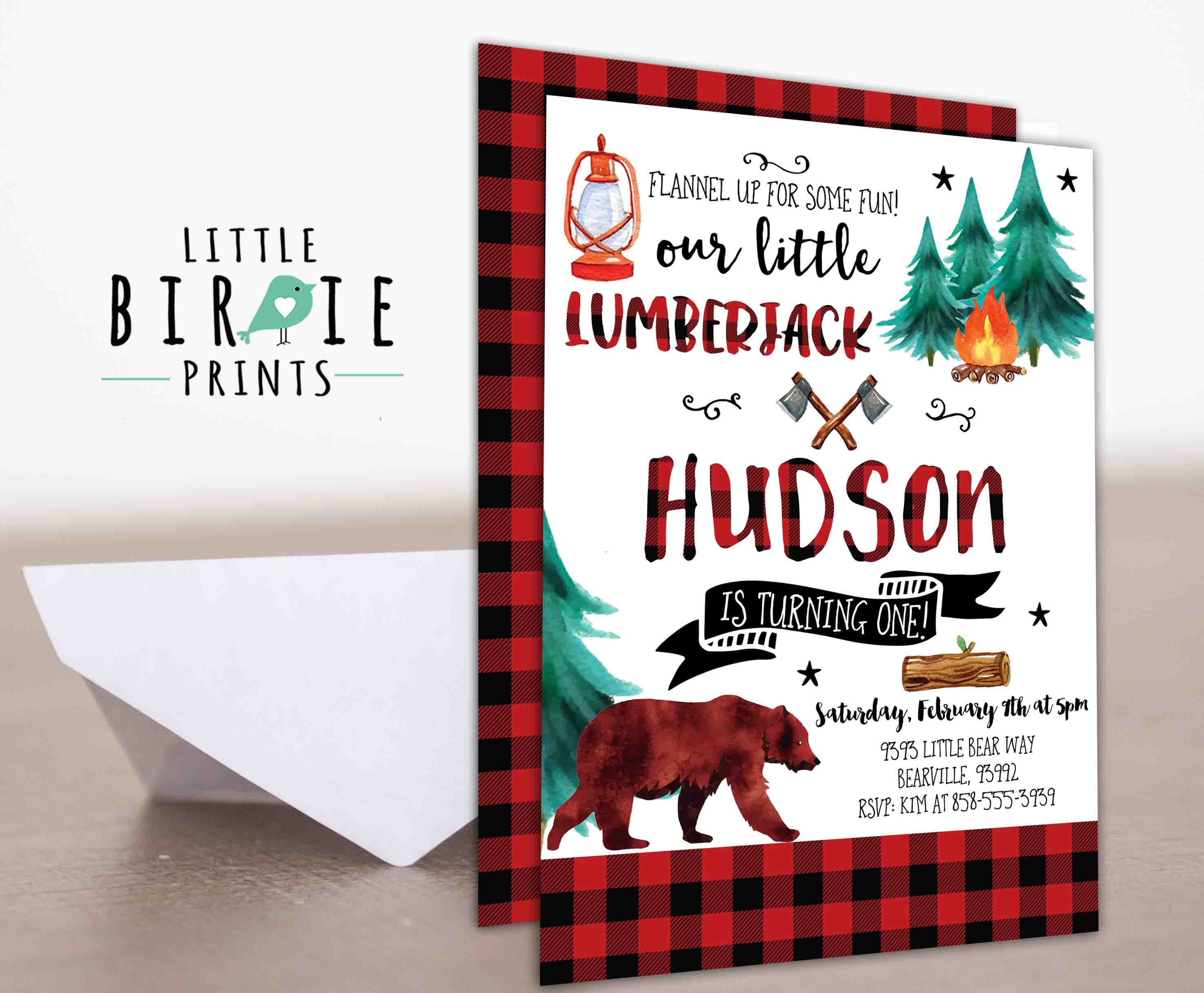 Lumberjack First Birthday Party Lumberjack Hot Chocolate Bar | Etsy