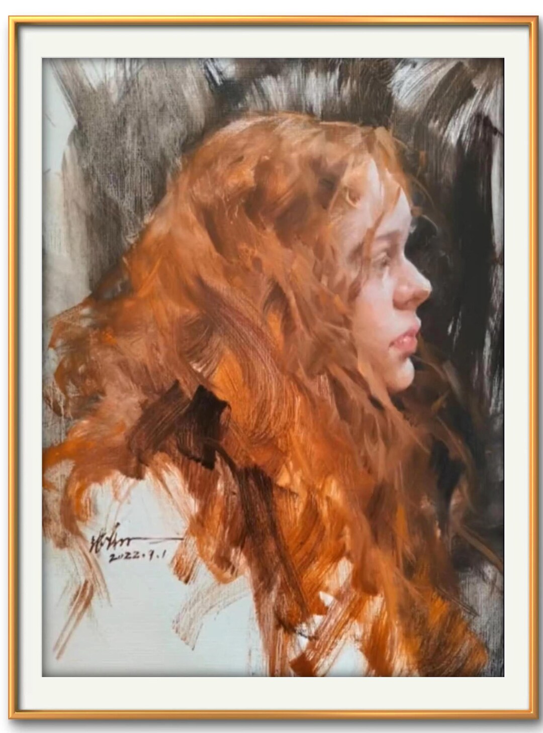 Custom Portrait Painting in Academic Style - Etsy