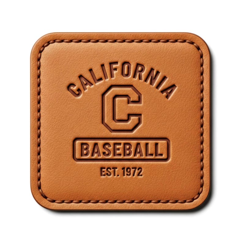 Custom Engraved Leather Patches: Personalized Logo, Sew-on/iron-on ...