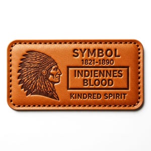 Custom Engraved Leather Patches: Personalized Logo, Sew-on/iron-on - Etsy