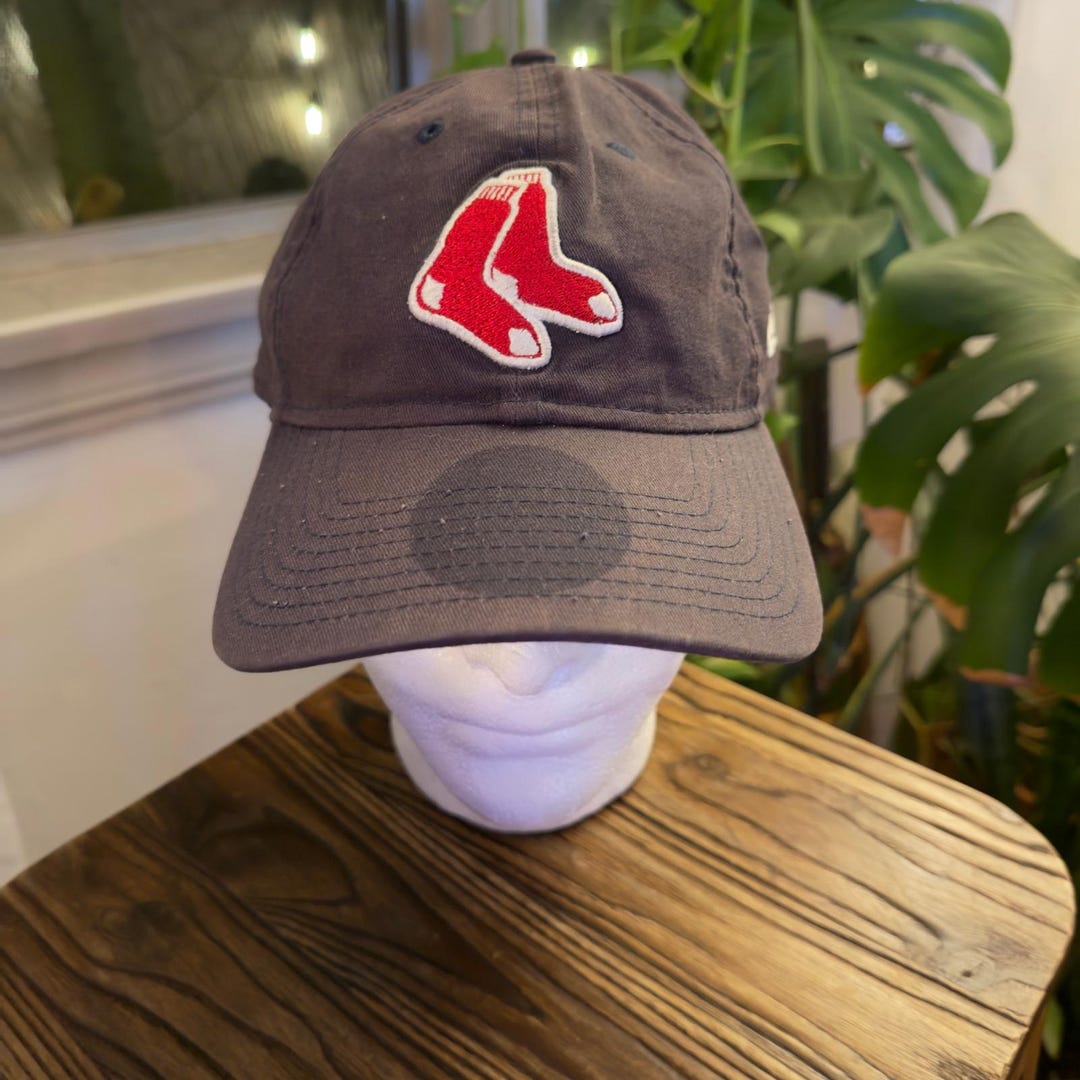 Vintage New Era Boston Red Sox Hat MLB Baseball Cap Adjustable - Etsy
