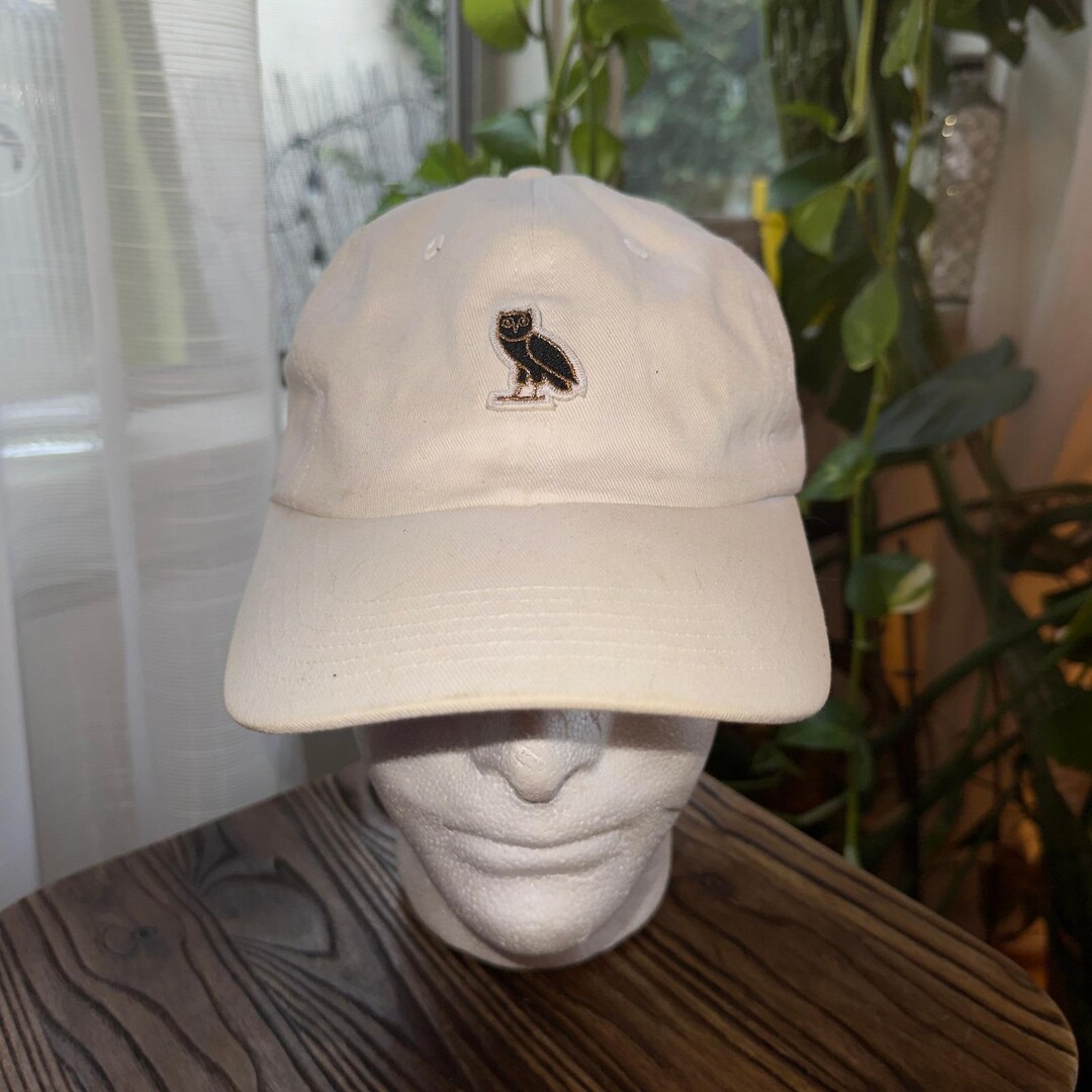 OVO October's Very Own Baseball Cap Men's Hat Drake Owl Logo Beige - Etsy