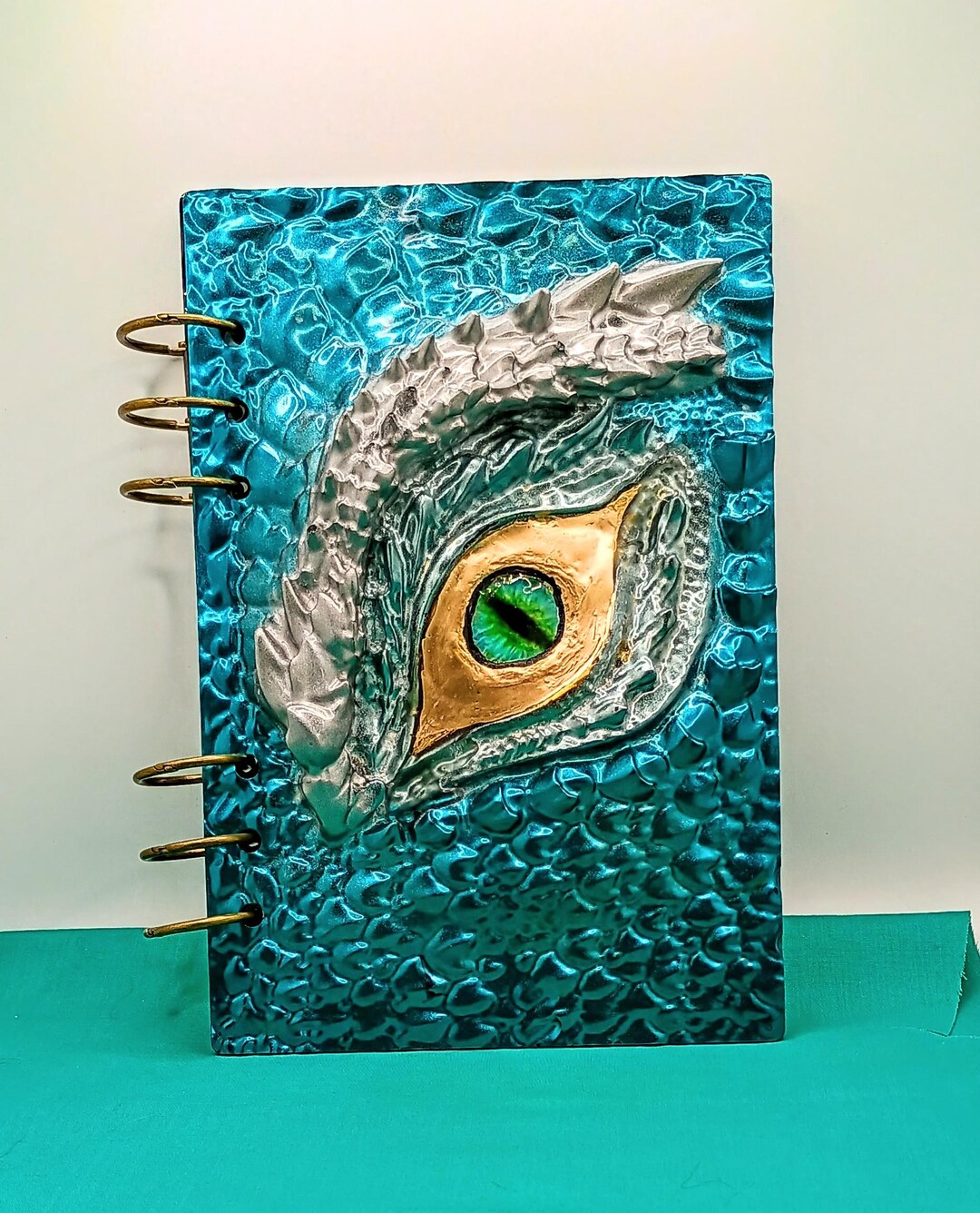 Gothic Dragon Eye Journal | Handmade Resin Notebook With 3-ring Binding ...