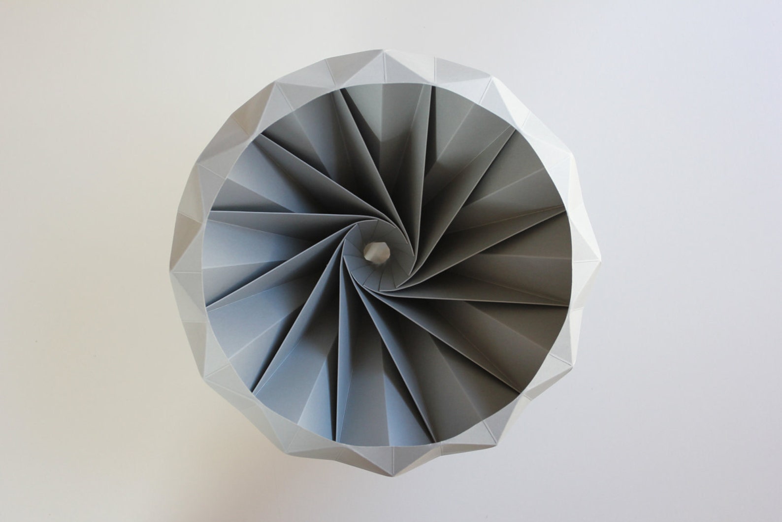 Chestnut XXL Paper Origami Pendant Lamp Black | Etsy