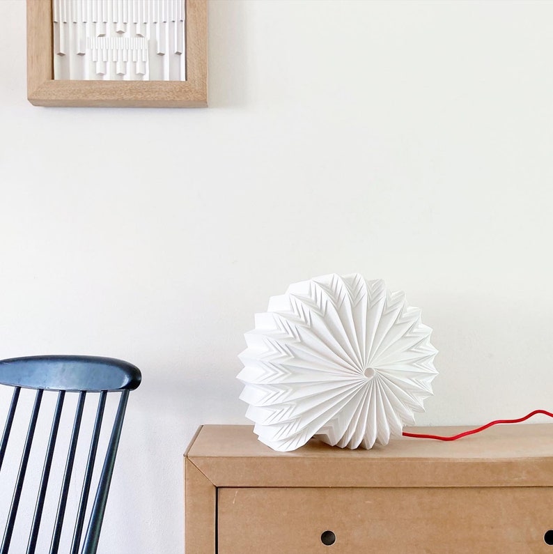 Paper Nautilus Lampshade Paper Hanging Lamp Statement Light - Etsy