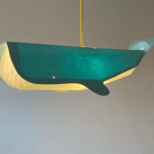 NEW: Paper Whale Lamp, Origami Lamp - Etsy