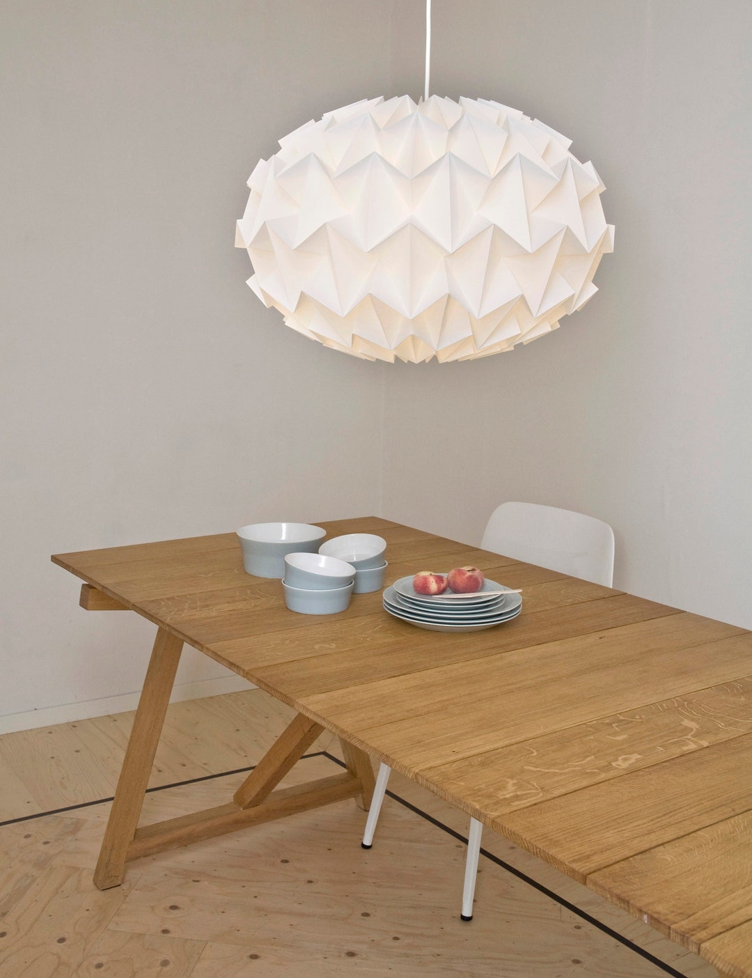 Paper Origami Lampshade Signature - Size XL - Pendant Lamp - Etsy