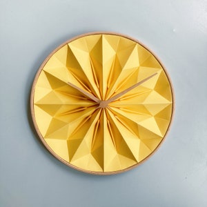 NEW: Wooden Origami Wall Clock - Etsy