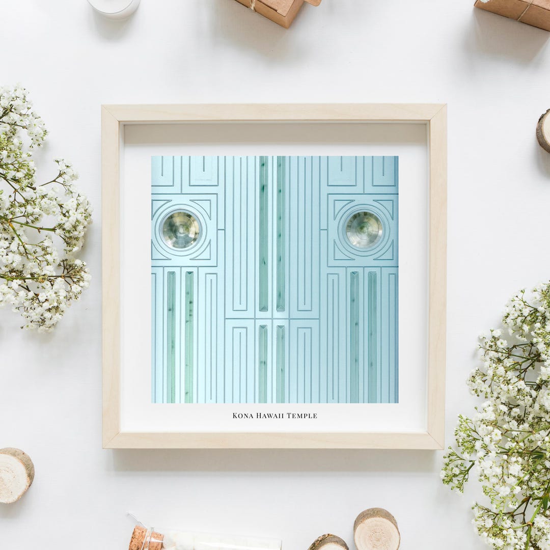 Kona Hawaii Temple Art Print – LDS Temple Digital Download, Printable ...