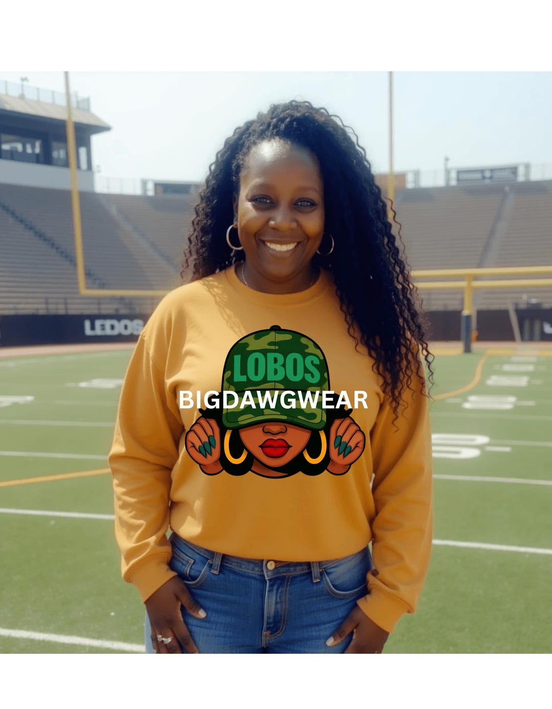 Longview Lobos Football T-shirt Design - Etsy